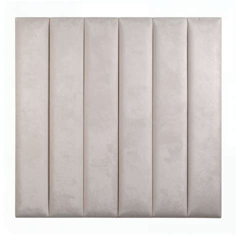 Upholstered Panels Arranged Vertically To Form A Cushioned Wall Section