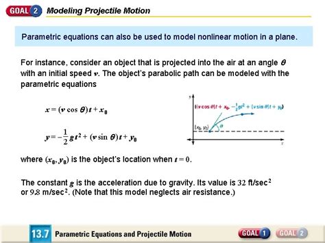 Using Parametric Equations ACTIVITY Developing Concepts INVESTIGATING LINEAR