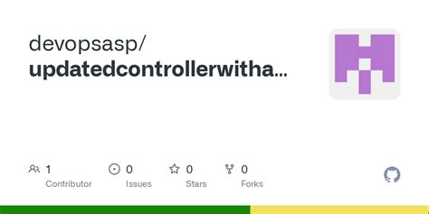 GitHub Devopsasp Updatedcontrollerwithauth