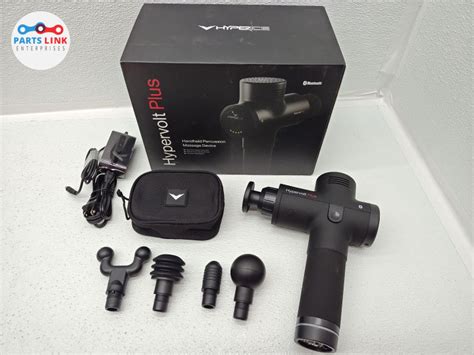 Hyperice Hypervolt Plus Bluetooth Percussion Massage Gun Device Black