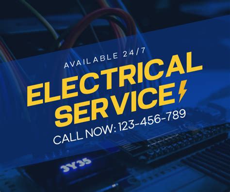 Electrical Installation Facebook Post Brandcrowd Facebook Post Maker