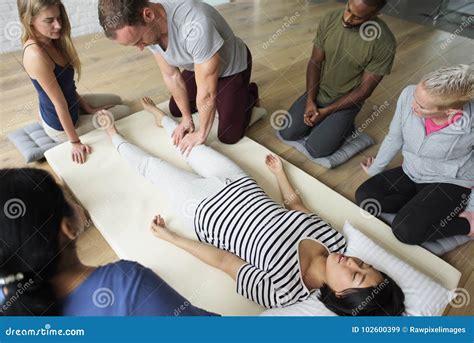 Health Wellness Massage Training Concept Stock Image Image Of Teach