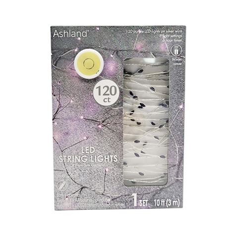 120ct Purple Led String Lights Garland By Ashland®