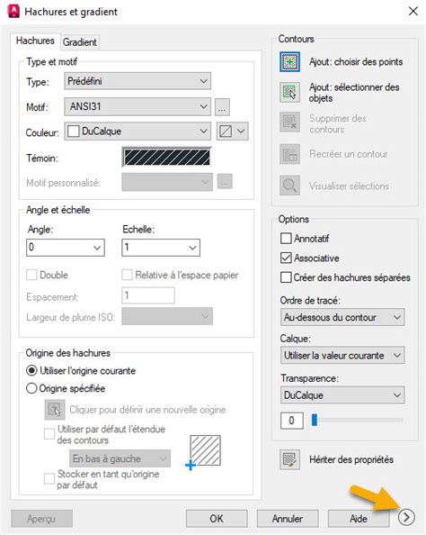 Autocad Hachurer Et Créer Une Polyligne De La Zone Hachurée Aplicit