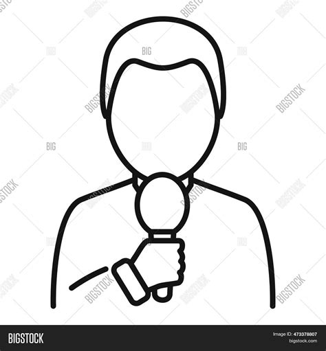 Tv Presenter Icon Image And Photo Free Trial Bigstock