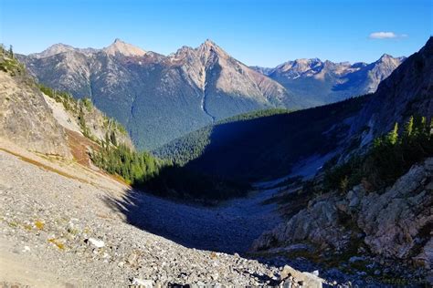 Coming Down From Easy Pass Last Fall Rpnwhiking