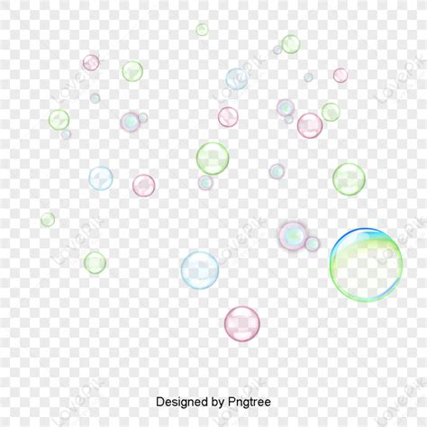 컬러 버블거품투명한비누 Png 일러스트 무료 다운로드 Lovepik