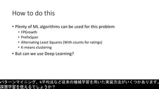 Using Deep Learning For Recommendation PPT