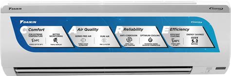 Daikin 1 5 Ton 3 Star Inverter Split Ac Copper Pm 2 5 Filter Ftkc50uv White