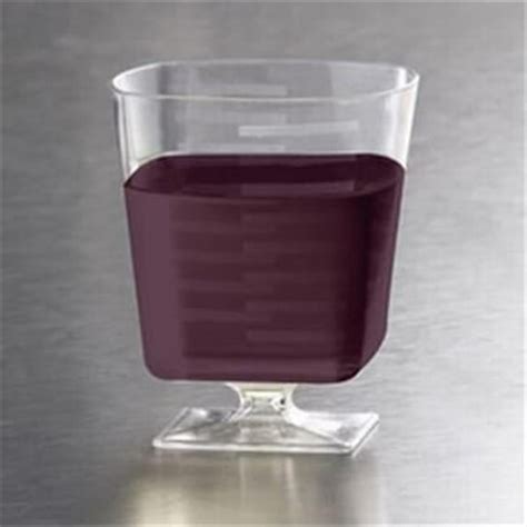 Emi Yoshi Emi Spwg8 Squares Pedestal Wine Glass 8 Oz Clear