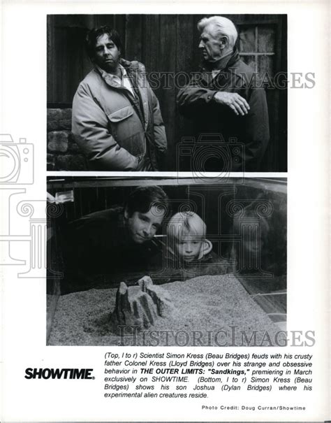 Press Photo The Outer Limitssandkings Beau Bridges Lloyd Bridges Dy