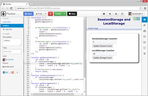 Using Html 5 Sessionstate To Save Rendered Page Content Rick Strahls
