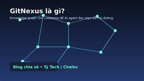 Gitnexus Là Gì Một Repo đáng Thử Cho Ai Coding Workflow Chaiko Blog