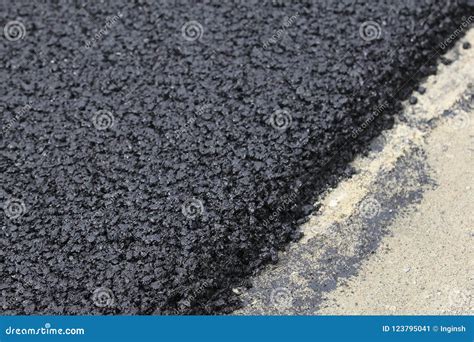 Close Up Of Tar Used In Road Construction Stock Image Image Of Paving