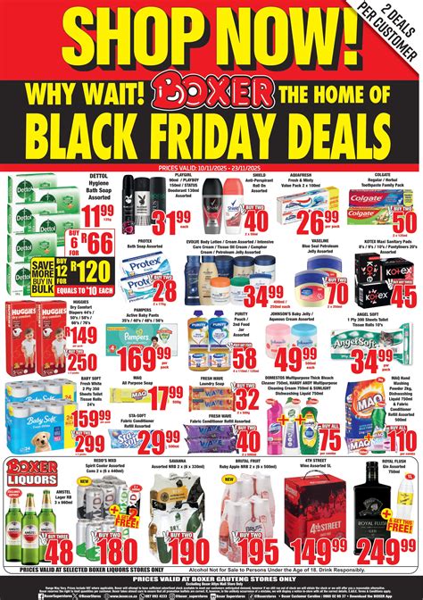 Black Friday 2025 Boxer Special For This Week