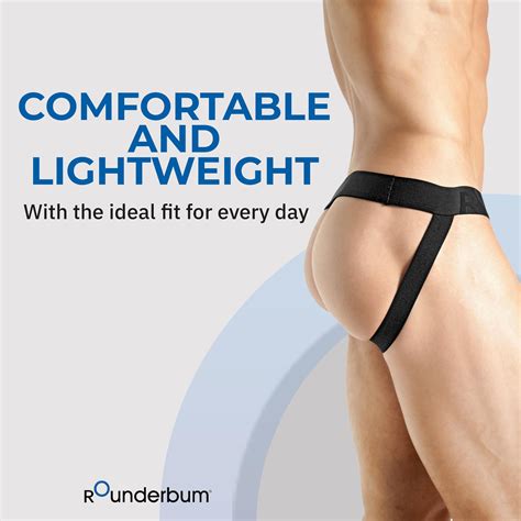 Rounderbum Mens Underwear Lift Technology Jock Strap Male Butt