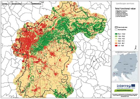 Wp2 Functionality Maps Po Hills Around Chieri Interreg