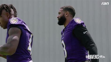 Obj In Neuem Look Erstes Trainng Bei Den Ravens Ran