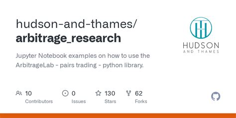 Github Hudson And Thamesarbitrageresearch Jupyter Notebook