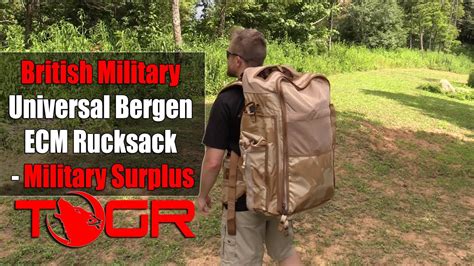 How To Use It British Military Universal Bergen Ecm Rucksack