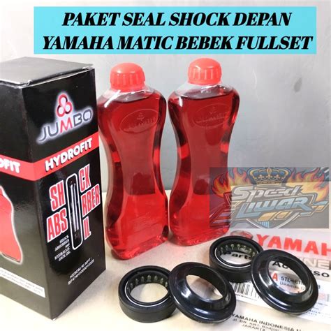 Jual Seal Shock Depan Yamaha Aerox Nmax Mio Vega Jupiter Tutup Abu