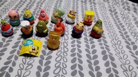 Spongebob Krabby Patty Plus Prize Complete Set Of 13 Includes Gold Spongebob 4609028090