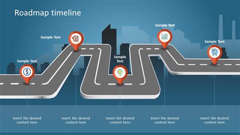 Animated Timeline Roadmap Powerpoint Template NBKomputer