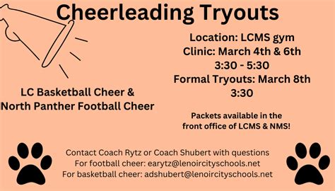Lenoir City Intermediate Middle School Cheerleading
