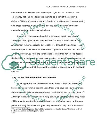 Second Amendment Rights Essay Example Topics And Well Written Essays