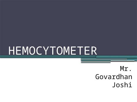 Pptx Hemocytometer Dokumentips