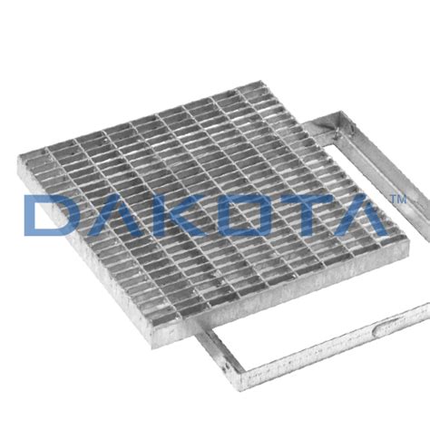 Heel Proof Square Grate With Steel Frame
