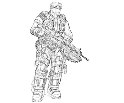 Gears Of War Coloring Page At June Blackwell Blog