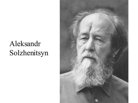 Solzhenitsyn Ppt