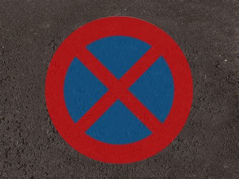 Premark C61 Premark Skilte Symboler Til Asfalt