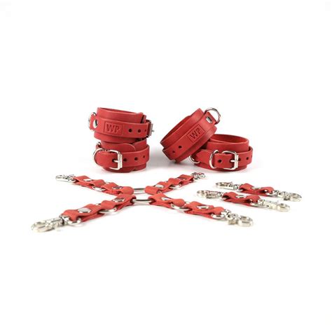 Bondage Cuffs Set Hogtie Bondage Kit Bondage Gear Bondages For Women Leather Bondage Self