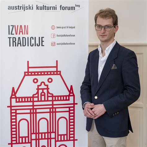 Adrien Feix Director Of The Austrian Cultural Forum In Belgrade 185th Anniversary Of Bilateral