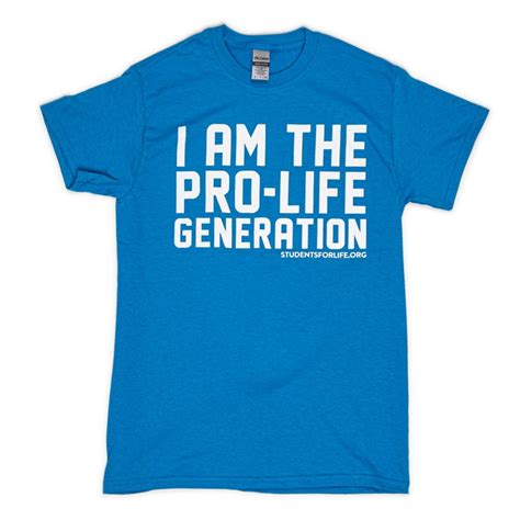 I Am The Pro Life Generation Tee Pro Life Generation