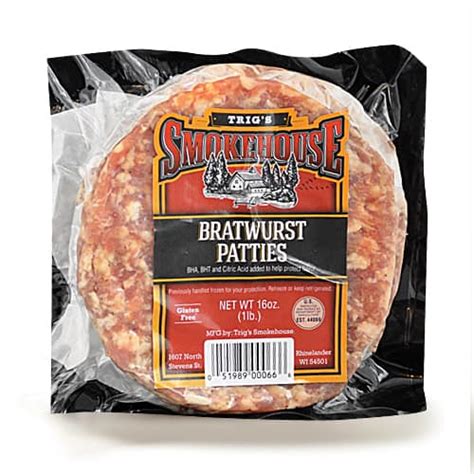 Trigs Smokehouse Worlds Best Brat Patties Trigs Smokehouse