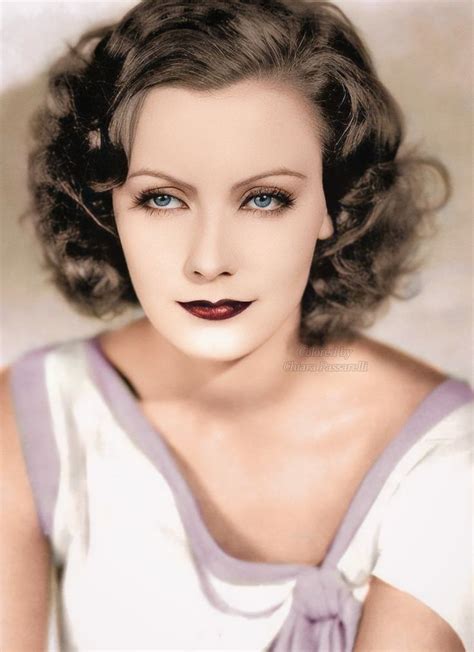 Old Hollywood With Colors Greta Garbo In 2024