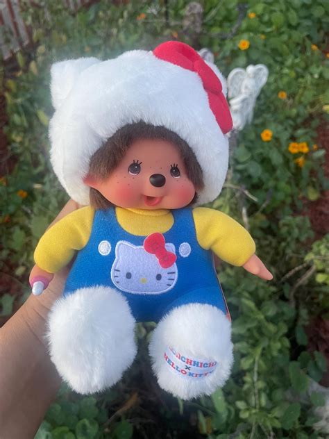 Monchhichi Hello Kitty Etsy