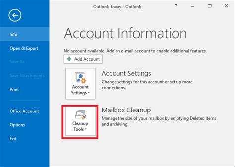 Quick Methods To Reduce The Outlook Mailbox Size