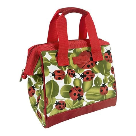Sachi Style 34 Insulated Leak Proof Lunch Carry Bag 24x17x22cm Lady Bug