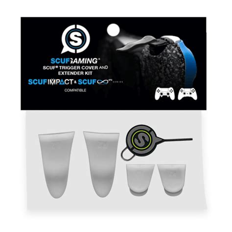 Scuf Trigger Cover And Extender Kit White
