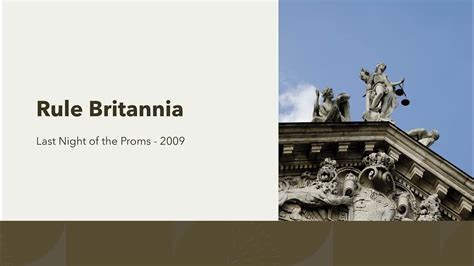 Rule Britannia Last Night Of The Proms 2009 Youtube