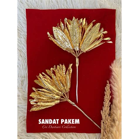 Jual Sandat Emas Bunga Cucuk Sandat Pengantin Bali Kembang Goyang Emas