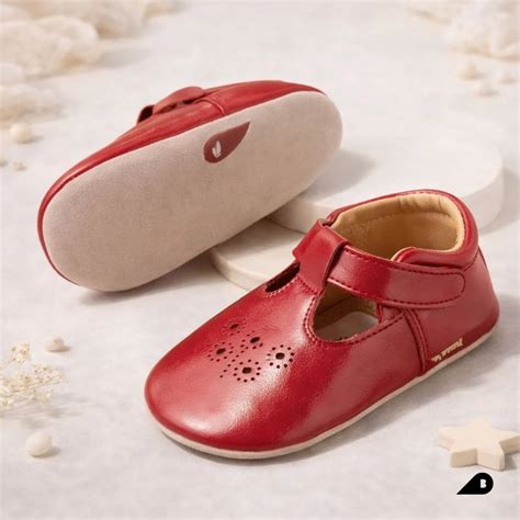 Bobux Soft Sole Бебешки обувки Flutterheart Raspberry