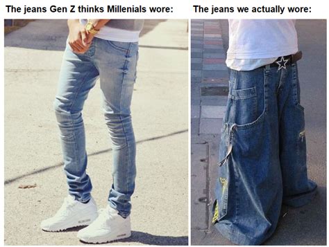 Skinny Jean Memes No Skinny Jeans Gen Z Launch Tiktok Attack On
