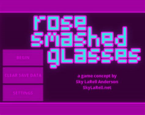 Rose Smashed Glasses By Sky Larell Anderson