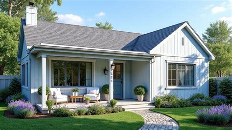 22 Calming Modern Cottage Exterior Blue Palettes That Feel Relaxed