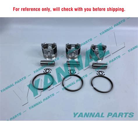 Fast Shipping For Yanmar Diesel Engine Part 3tnb78 Piston And Rings